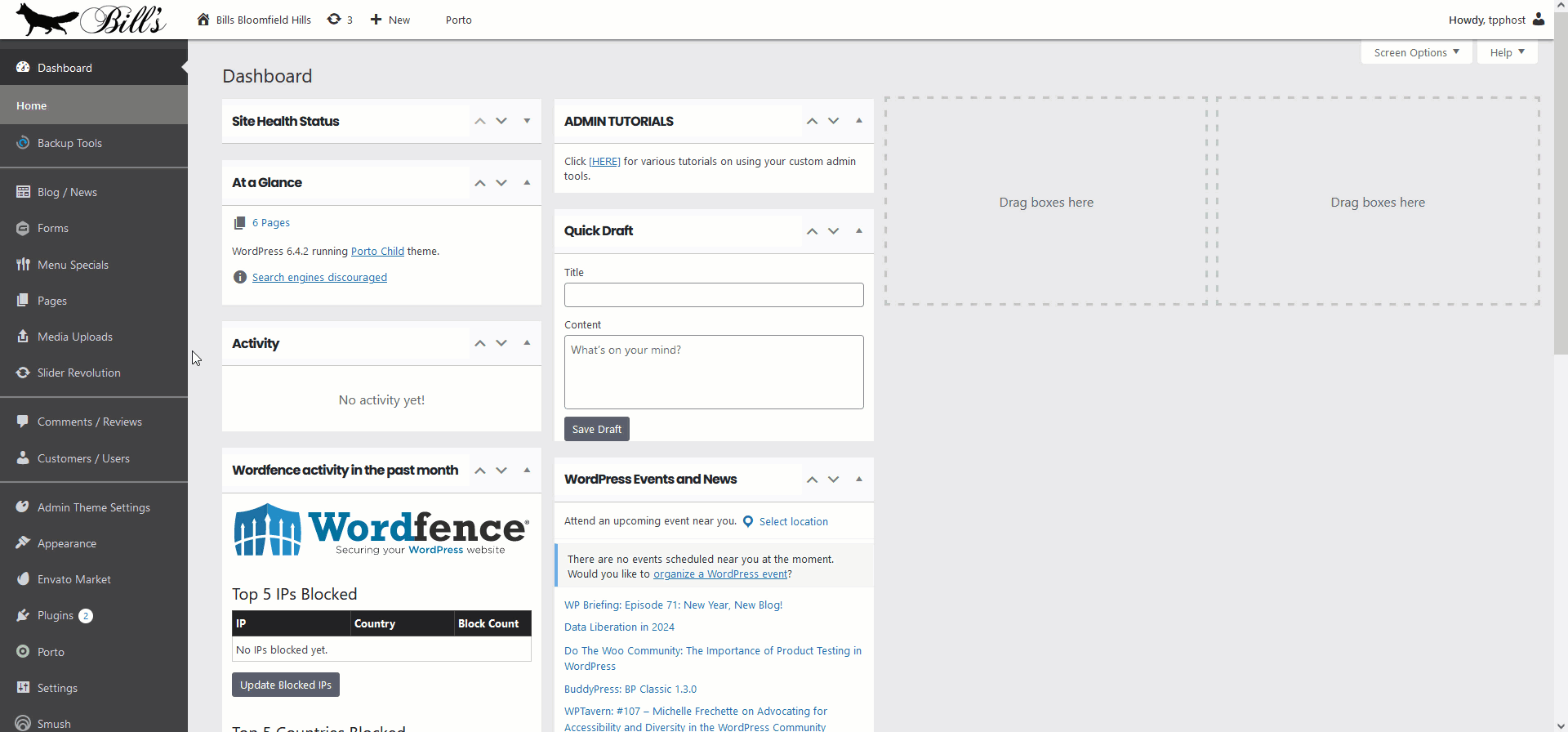 ADMIN TUTORIALS MENU PAGE – Roberts Restaurant Group